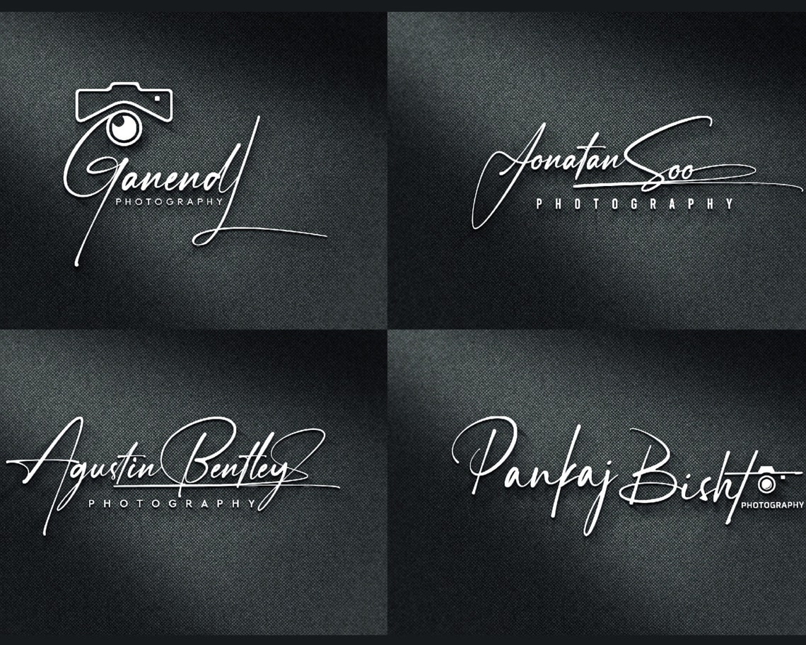 Signature Logo Design Logo Design Custom Signature Logo - Etsy
