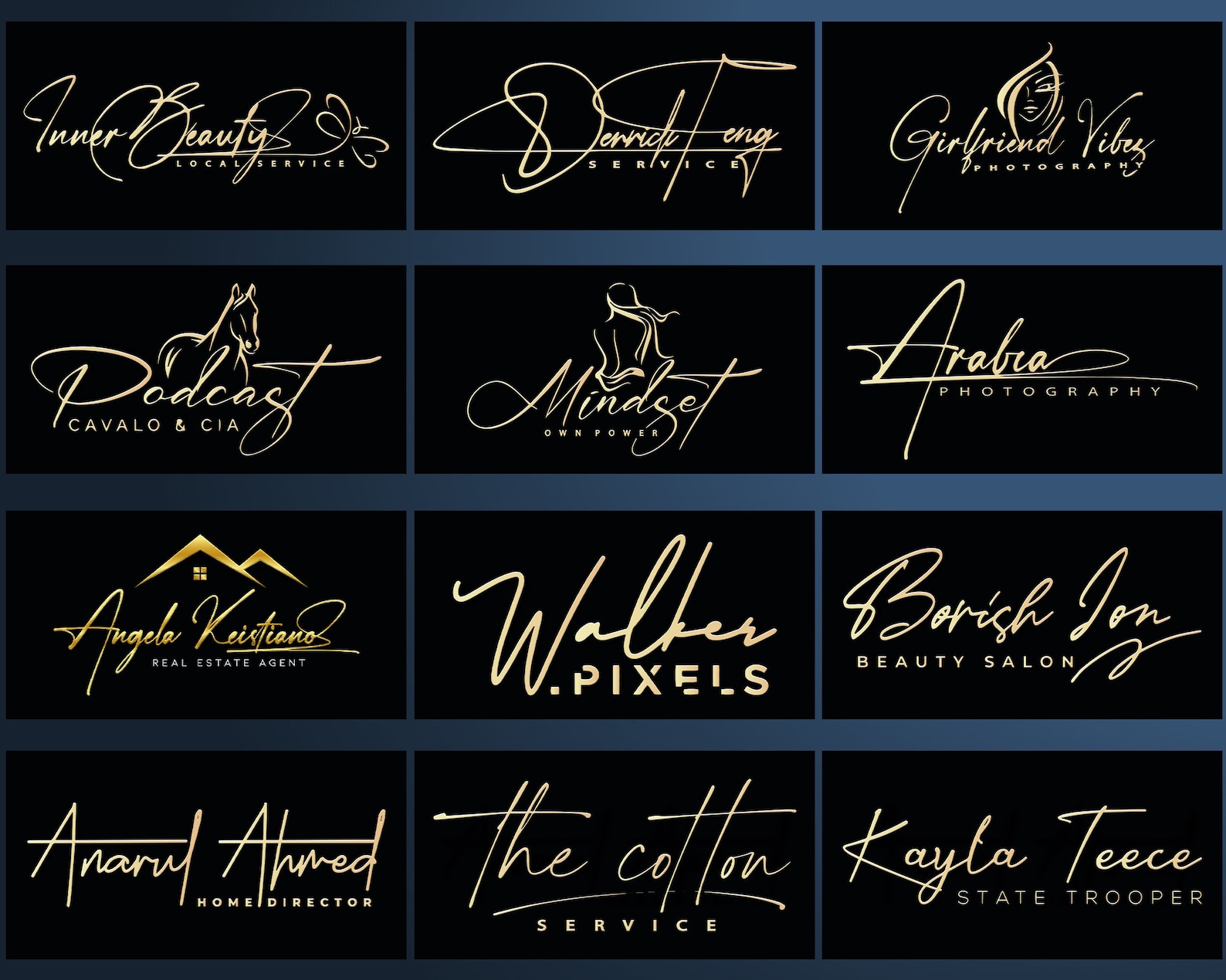 Professional Signature Logo Design, Signature Logo, Logo Design, Custom ...