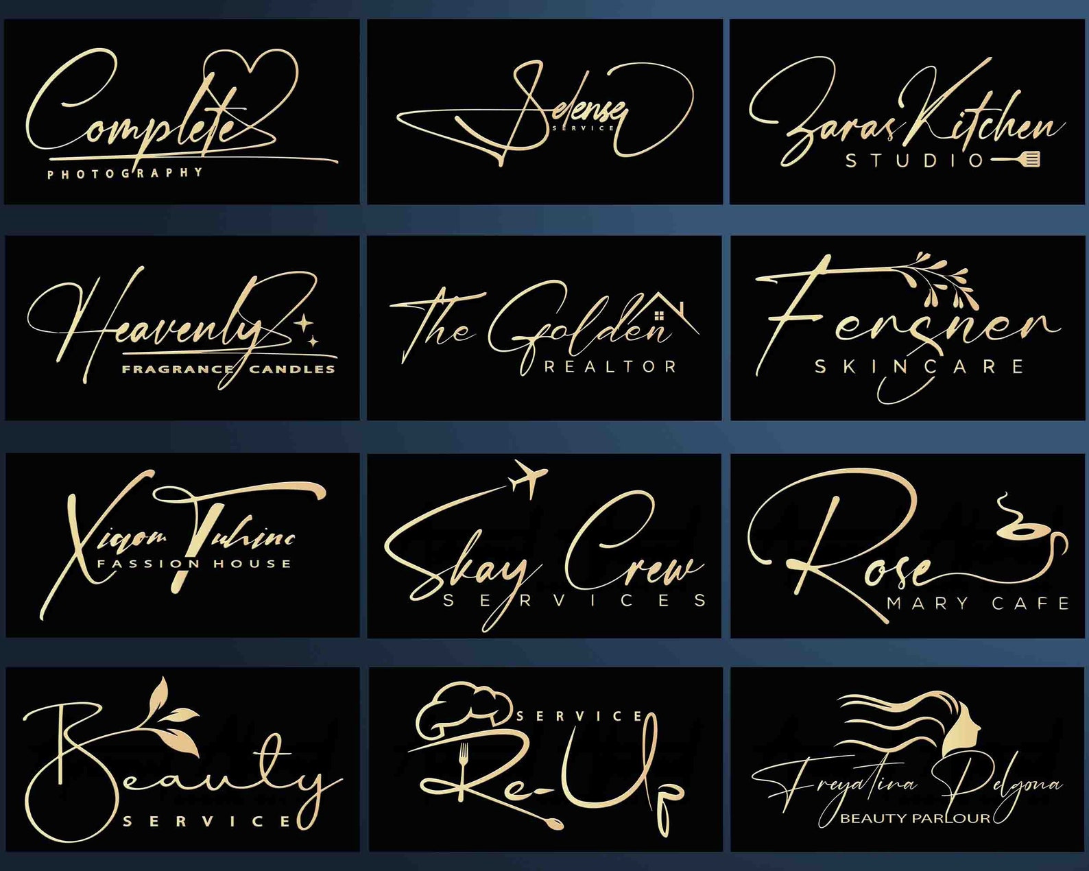 Professional Signature Logo Design Signature Logo Logo - Etsy