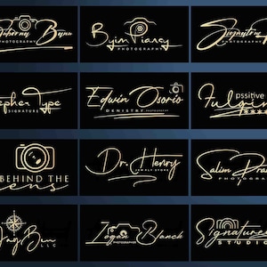 Professional Signature Logo Design, Signature Logo, Logo Design, Custom ...