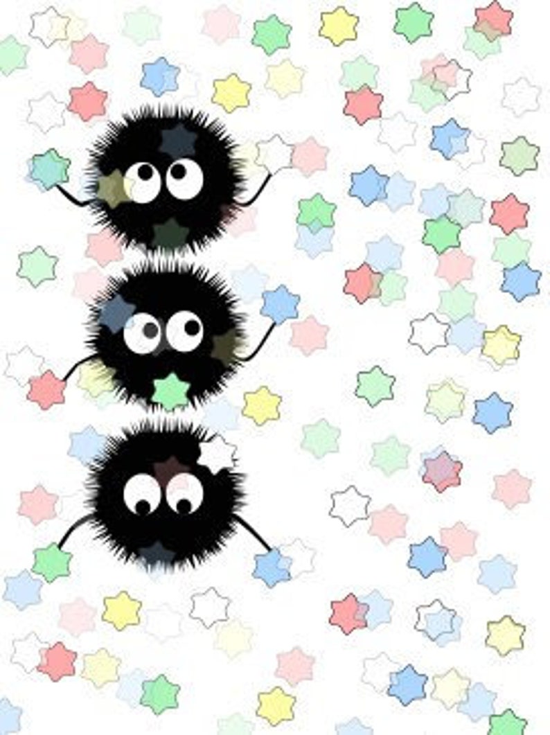 Soot Sprites Svg Type 3 With Arms - Etsy Canada