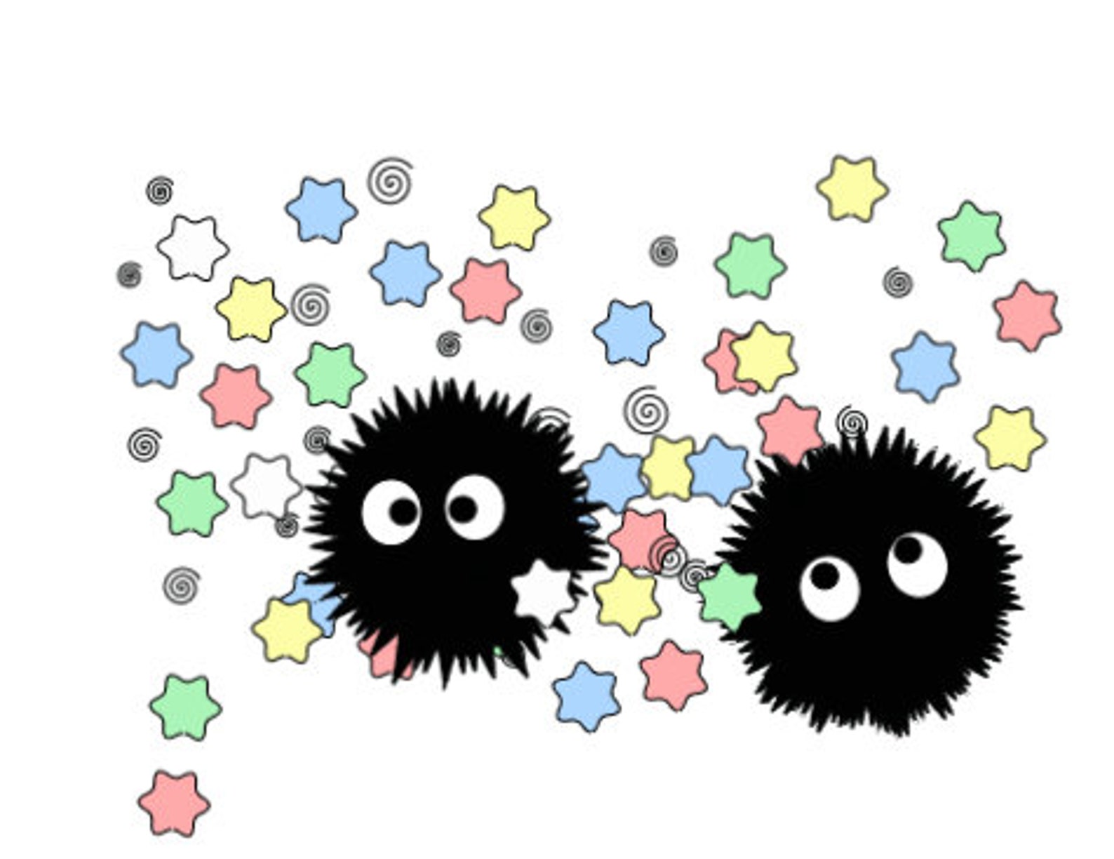 Soot Sprites Svg Type 1 - Etsy Australia