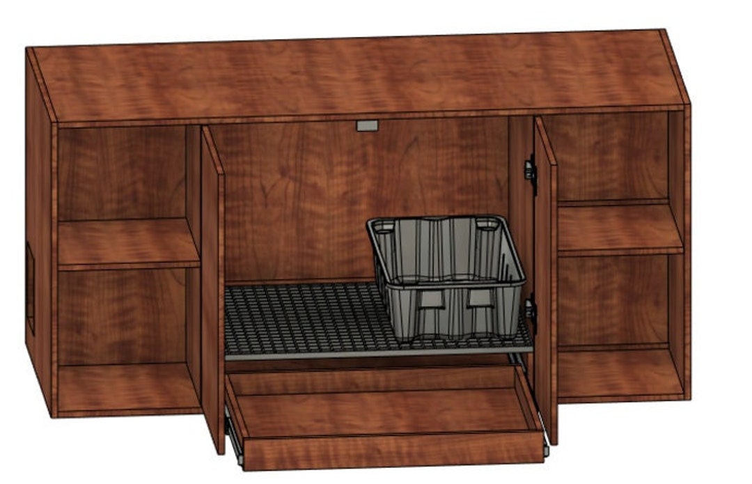 Hidden Litter Box Bookshelf: Digital Plans for DIY Stylish Cat ...