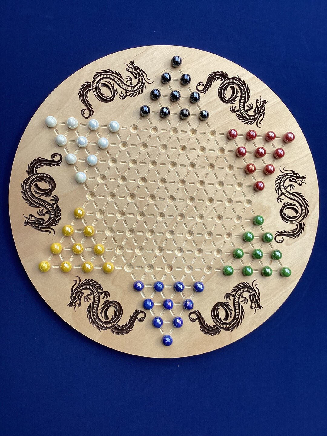 Chinese Checkers, Halma - Etsy