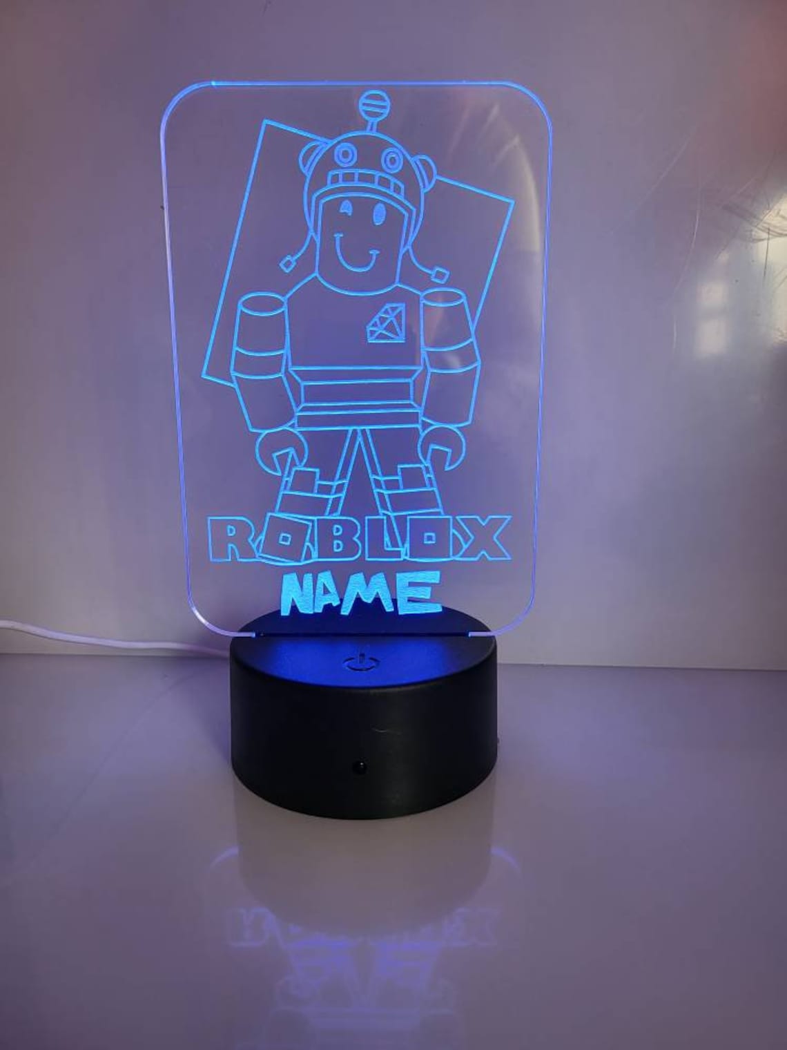 Personalised Roblox Night Light, Children's Light, Game Room, Boys ...