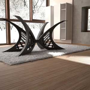 Modern Metal Table Base for Marble, Glass, Wood Tops. Premium Quality ...