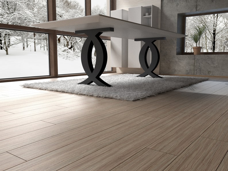 Steel Table Legs Designer X Edition Unique Model. Fit With - Etsy