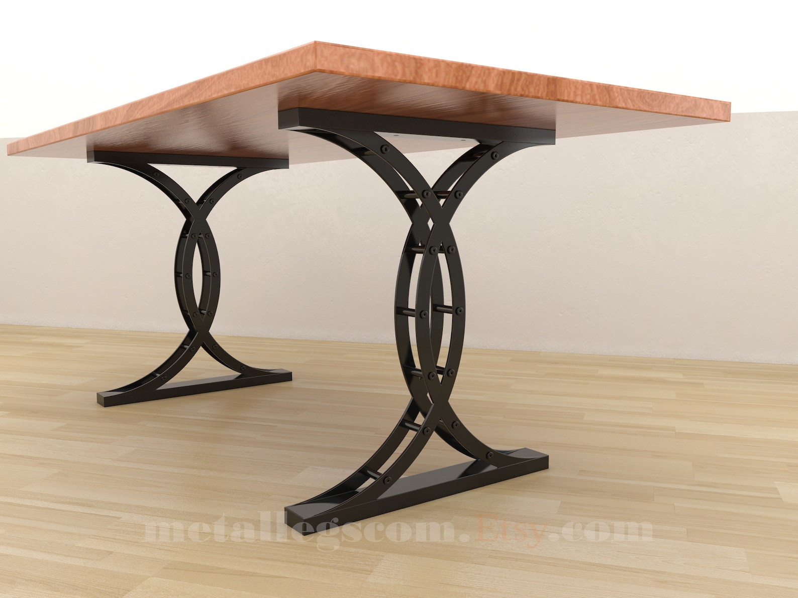Steel Table Legs Industrial Style for Dining Table / Kitchen Table ...