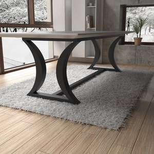 Handmade Steel Table Base Designer Edition. Great Fit With Modern or ...