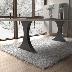 Handmade Dining Table Legs With Unique Design for Premium Table Tops ...