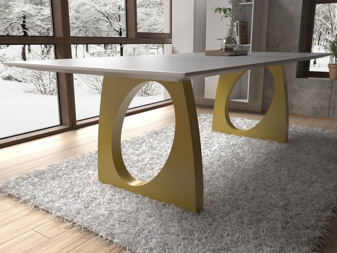 Unique Handmade Steel Table Legs Designer Edition. Great Fit With ...