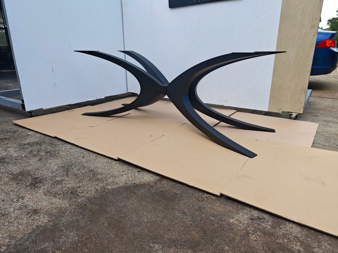 Non Standard Shape Metal Table Base for Modern, Rustic or Industrial ...