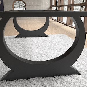 Handmade Steel Table Base for Dining/kitchen. Extra Wide (36" In.) X ...