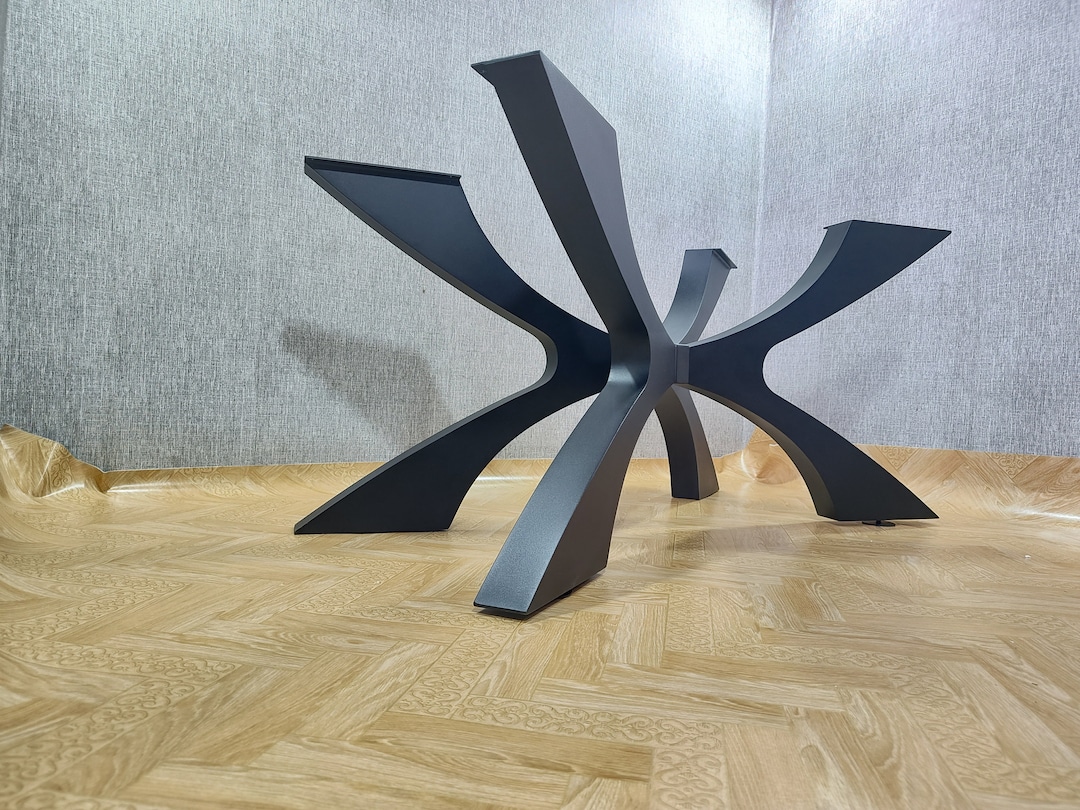 Unique Handmade Furniture Spider X Shape Metal Table Base for Heavy ...