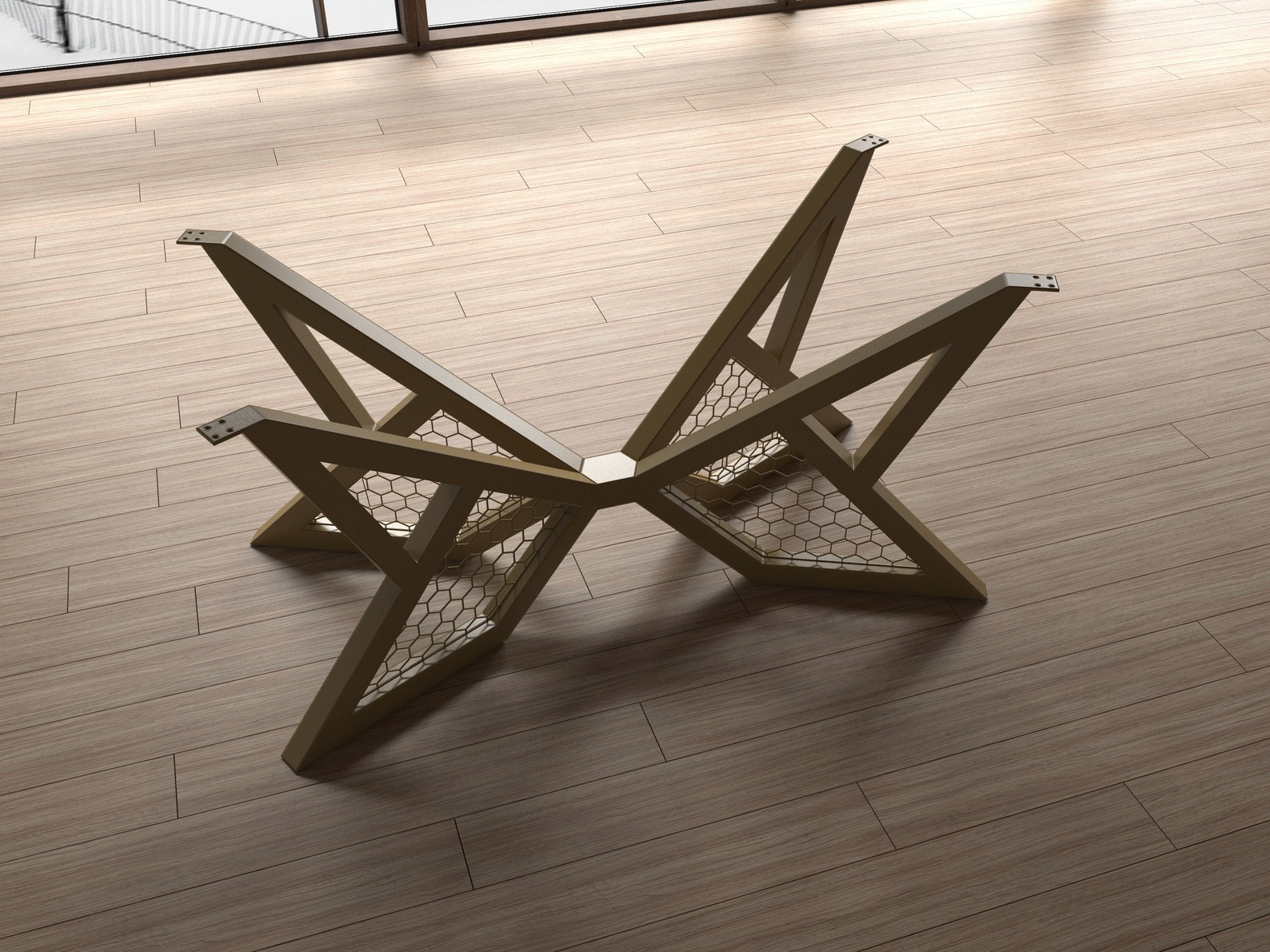 Modern Unique Spider Metal Shape Table Base for Your Premium Tops ...