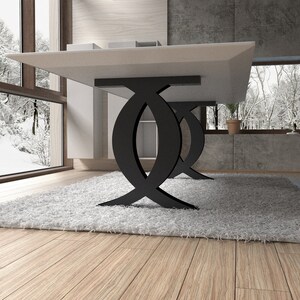 Steel Table Legs Designer X Edition, Unique Model. Fit With Modern or ...