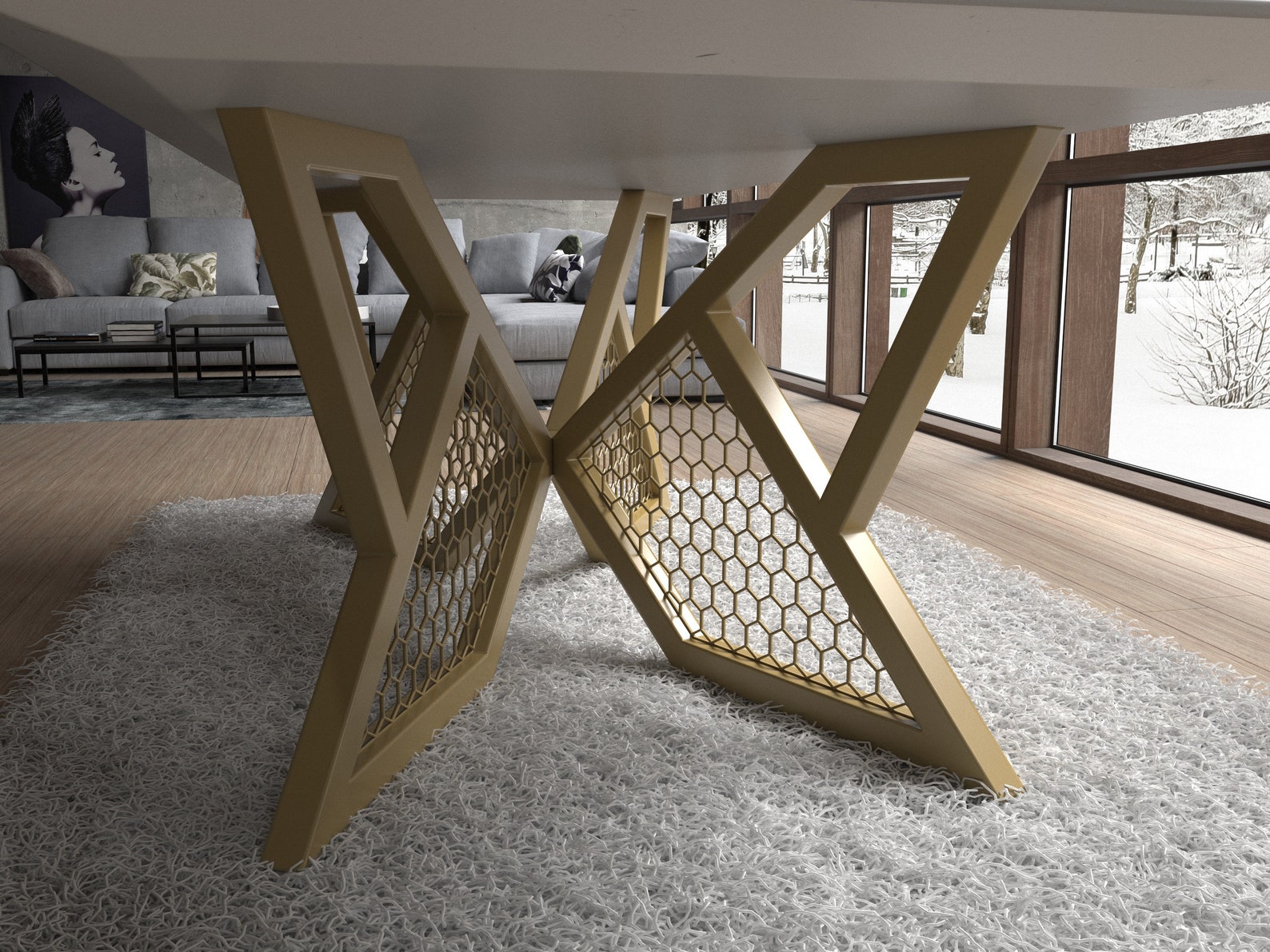 Unique Spider Metal Table Base for Your Premium Table Top. - Etsy