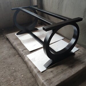 Handmade Steel Table Base Designer Edition - Unique Shape. Fit With ...
