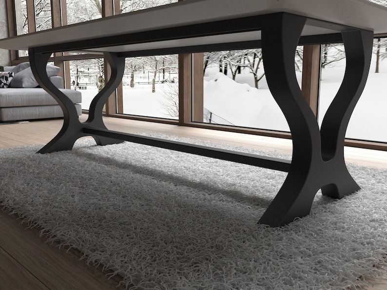 Premium Steel Table Base Designer Edition. Great Fit With Modern or ...