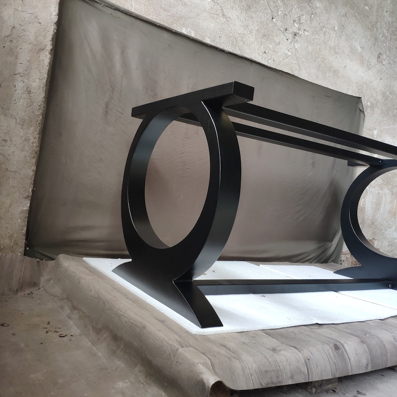Handmade Steel Table Base Designer Edition Unique Shape. Fit - Etsy