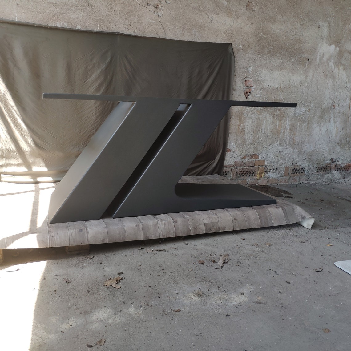 Unique Handmade Steel Table Base Designer Edition for Big and Heavy ...