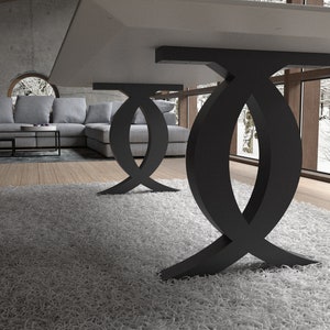 Steel Table Legs Designer X Edition, Unique Model. Fit With Modern or ...