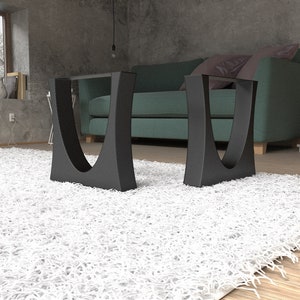 Metal Coffee Table Legs Designer Edition, Unique Model. Great Fit With ...