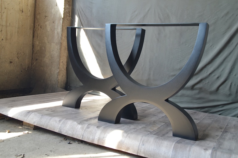 Unique Steel Table Legs Designer Edition Handmade in EU. Fit - Etsy