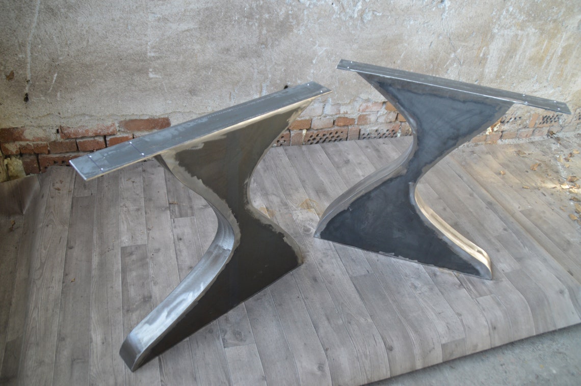 Unique Handmade Dining Table Legs. Metal Legs Designer - Etsy