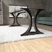 Handmade Steel Table Base Modern Style. Great Fit With Modern - Etsy