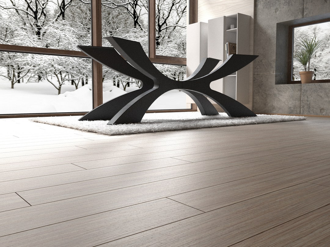 Spider X Shape Metal Table Base for Big and Heavy Tables. Handmade ...