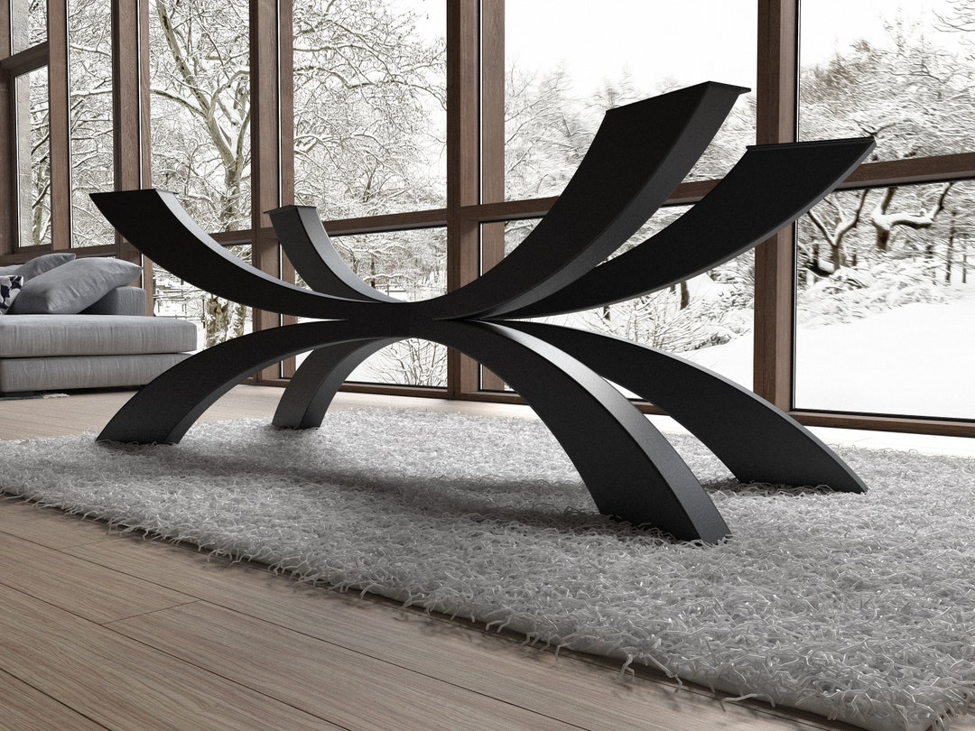 Handmade Furniture Unique Spider X Shape Metal Table Base for Big and ...