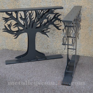 Dining Table Legs With Unique Tree Design. Premium Quality Made With ...
