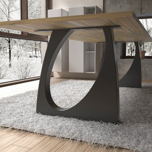 Handmade Steel Table Legs Designer Edition Unique Shape. Great - Etsy