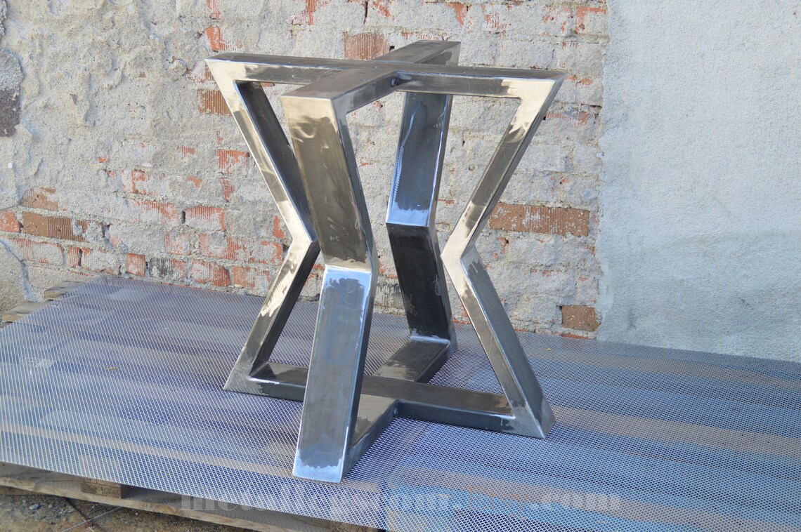 Table Base for Marble, Glass, Wood Table Tops, “hourglass” Design ...