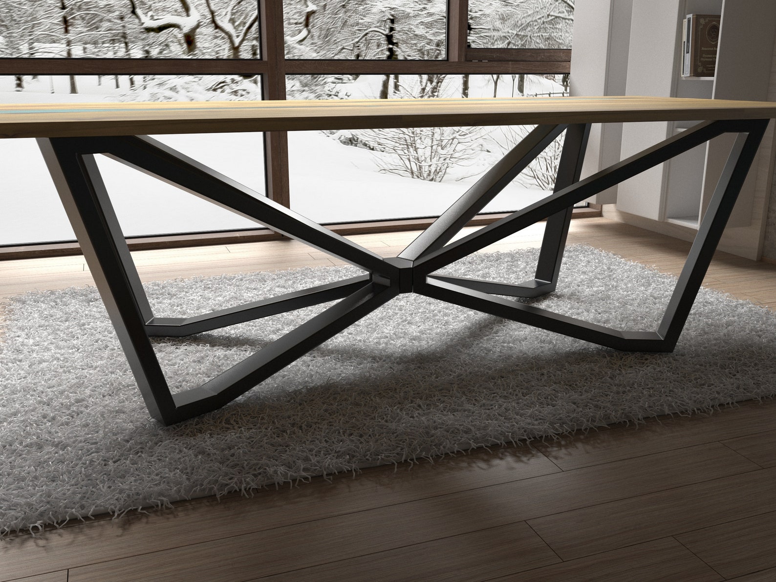 Handmade Dining Table Base Spider Design for Your Unique - Etsy