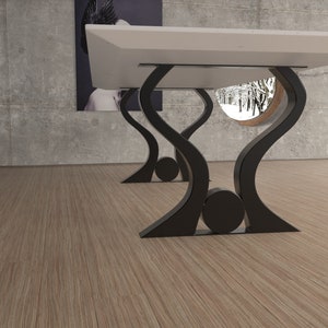 Steel Table Legs Designer Edition. Unique Model. Fit With Modern or ...