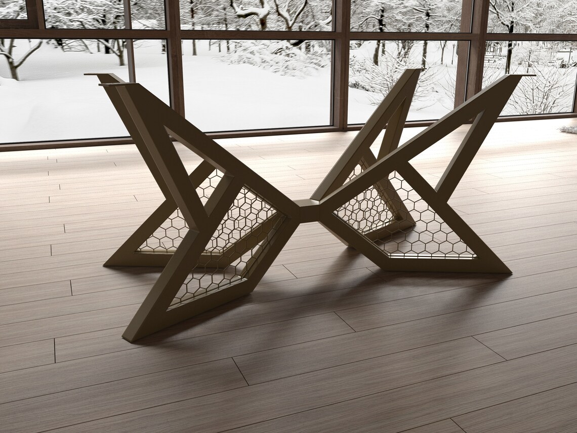 Modern Unique Spider Metal Shape Table Base for Your Premium Tops ...