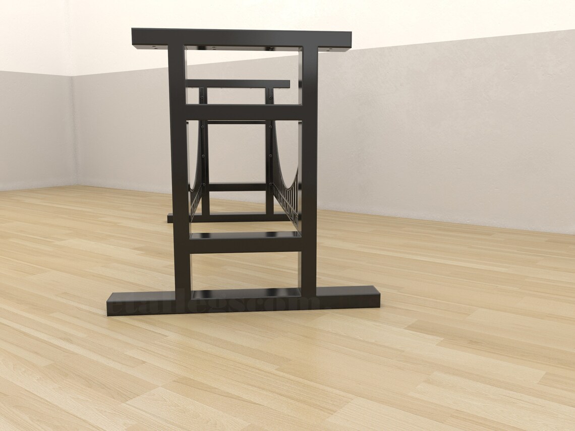 Dining Table Base Industrial Style Golden Gate Bridge Design. - Etsy