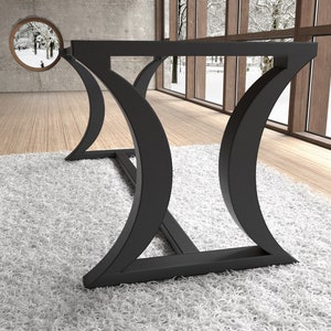 Heavy Duty Premium Metal Table Base for Heavy Table Tops. Handmade ...