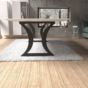 Metal Table Base Designer Edition. Handmade Steel Furniture Legs With ...