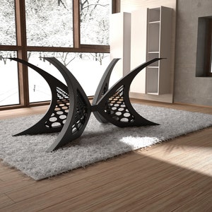 Modern Metal Table Base for Marble, Glass, Wood Tops. Premium Quality ...