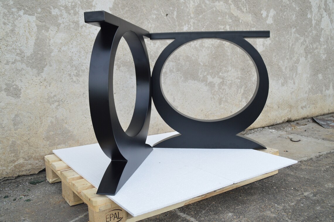 Metal Table Legs Designer Edition. Great for Rustic Home or - Etsy