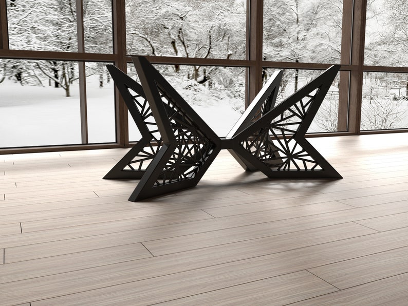 Unique Spider Modern Metal Shape Table Base for Your Premium - Etsy