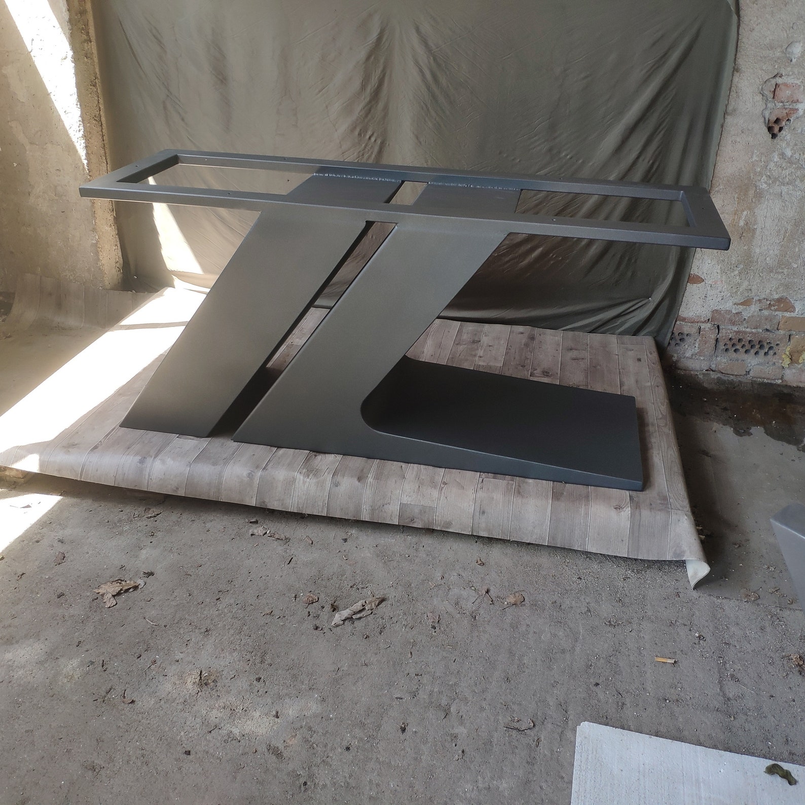 Unique Handmade Steel Table Base Designer Edition for Big and Heavy ...