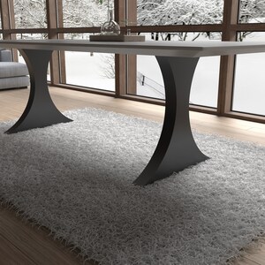 Handmade Dining Table Legs With Unique Design for Premium Table Tops ...