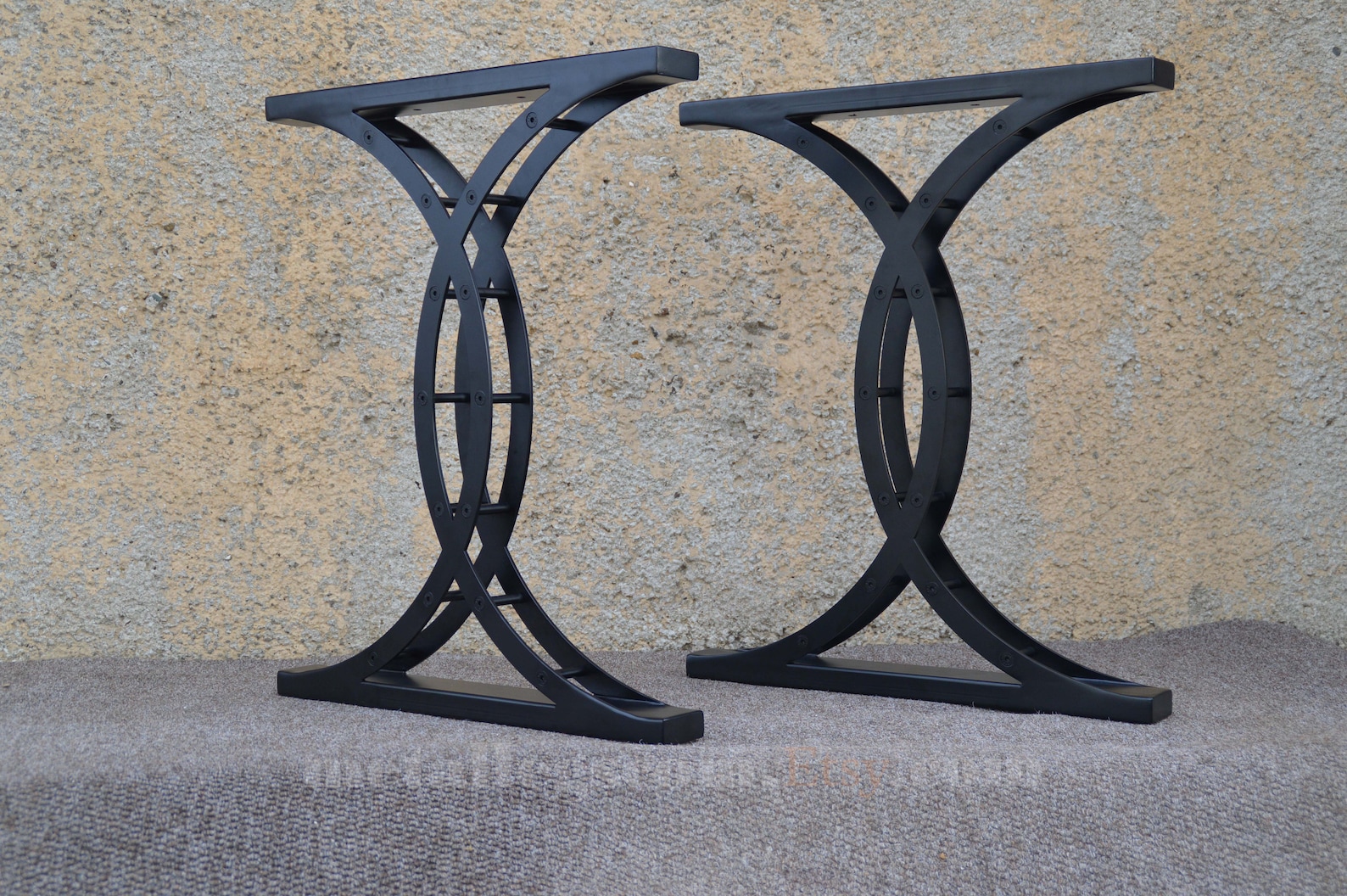 Steel Table Legs Industrial Style for Dining Table / Kitchen Table ...