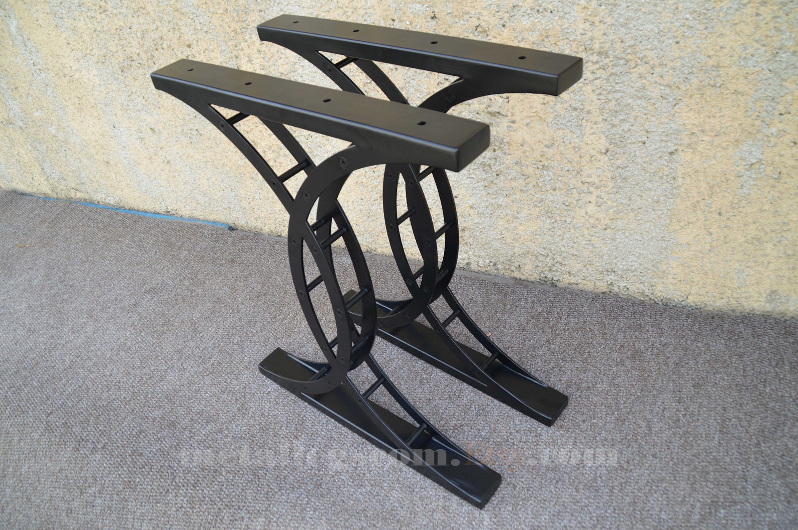 Steel Table Legs Industrial Style for Dining Table / Kitchen Table ...