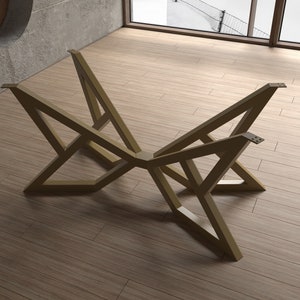 Modern Spider Shape Metal Table Base for Marble, Glass, Wood Top ...