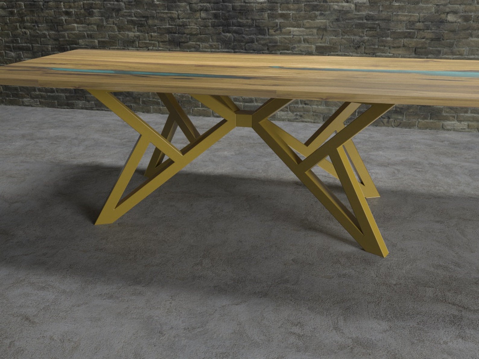 Modern Spider Shape Metal Table Base for Marble, Glass, Wood Top ...